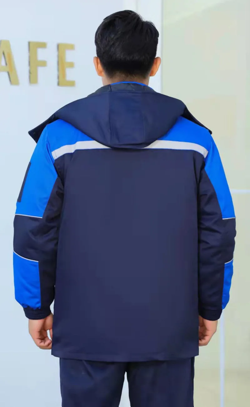 Cold-Proof Windproof Polyester-Cotton Winter Workwear Jacket Overalls ...