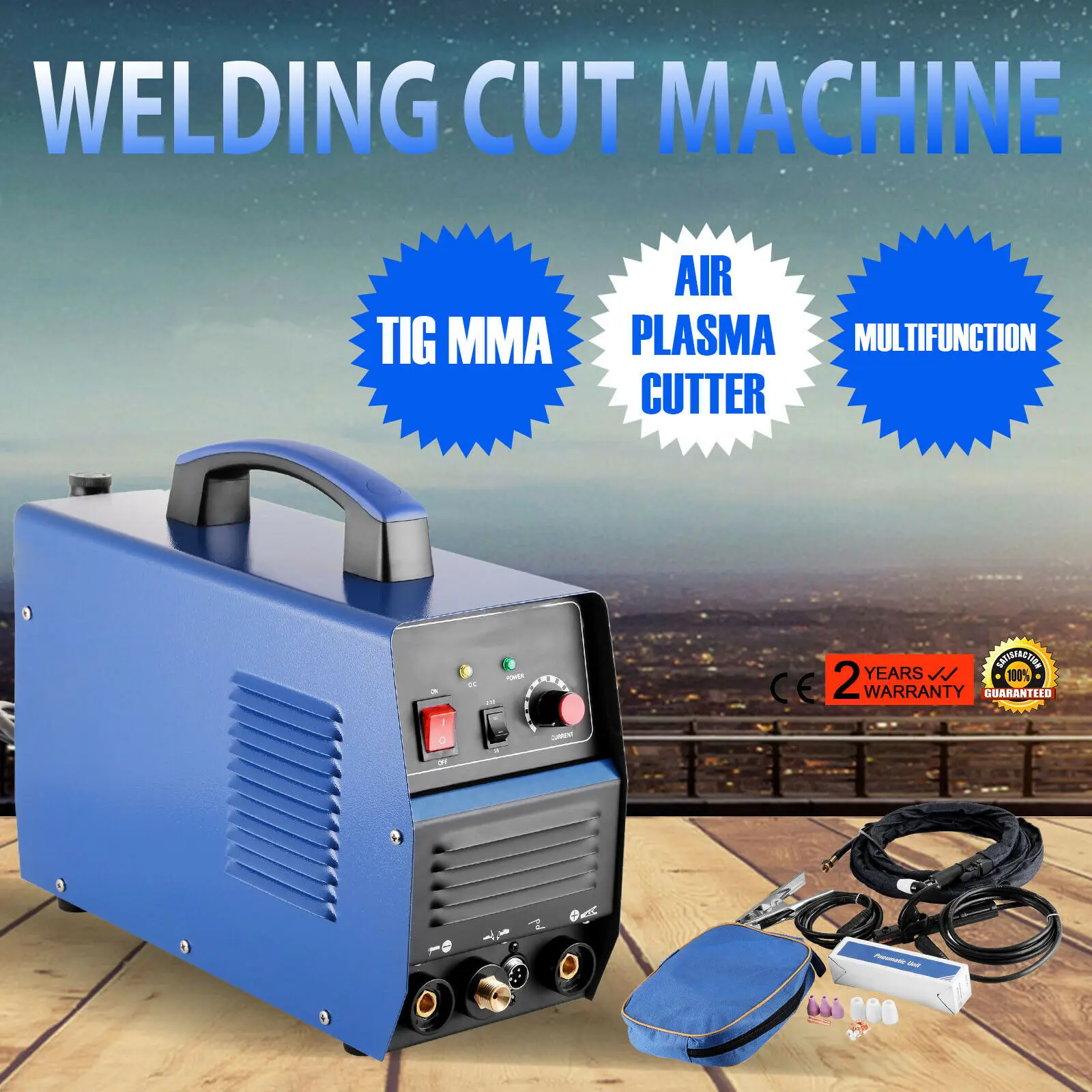 Ct520d 3 In 1 Plasma Cutter Aluminum Stud Tig Butt Pulse Tig Welder ...