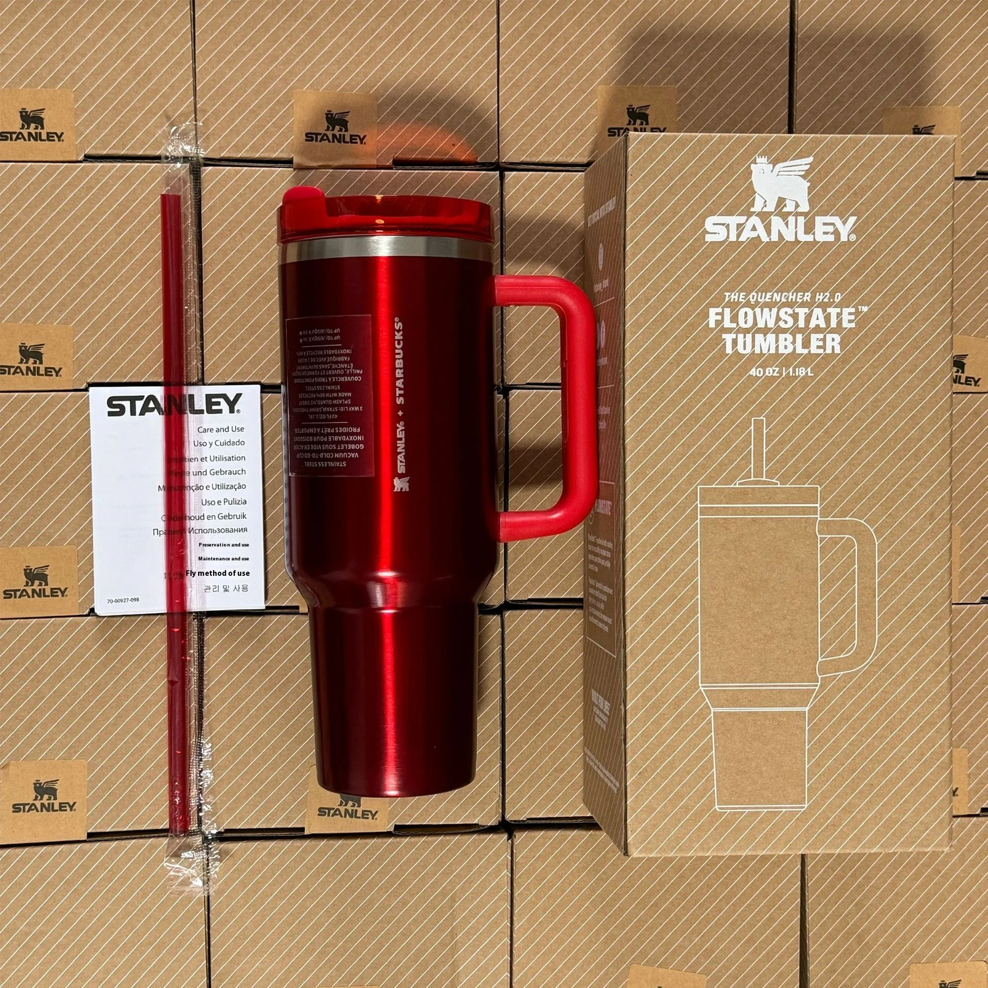 Stanley 2 Generation 40 Oz Stainless Steel Car Thermos Cup