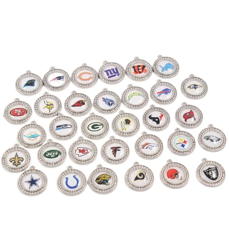 Wholesale Custom Jewelry Pendant US NFL 32 Teams LOGO