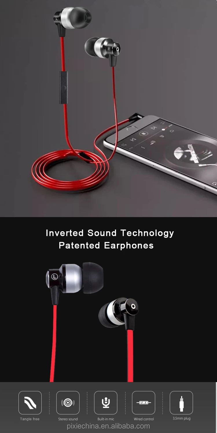 Hands Free Colorful Mobile Phone Earphone 3.5mm Handfree Phone Headset ...