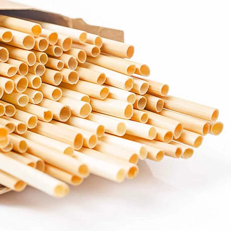 Eco Friendly Wheat Straw Drinking Straws Reusable Biodegradable