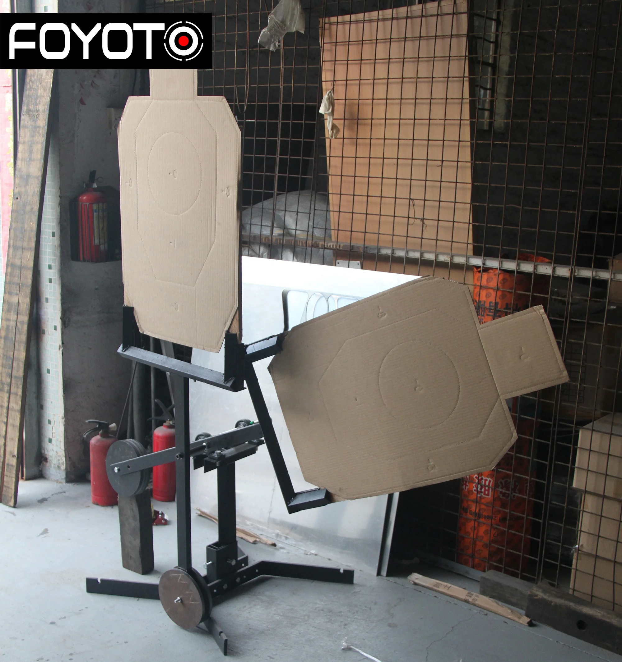 Swing IDPA IPSC Paper Shooting Targets System Metal Stand