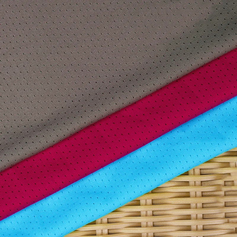 Recycled Polyester 160gsm Breathable Quick Dry Mesh UPF 50+ Sun ...