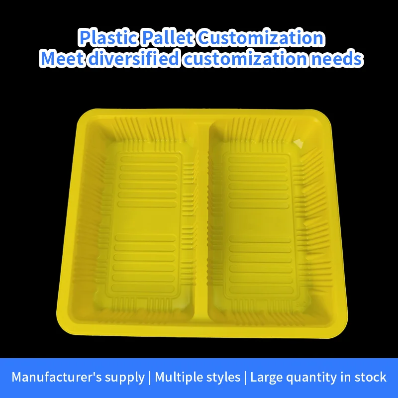 Food Grade Plastic Two-compartment Separation Food Packaging Tray - Buy ...