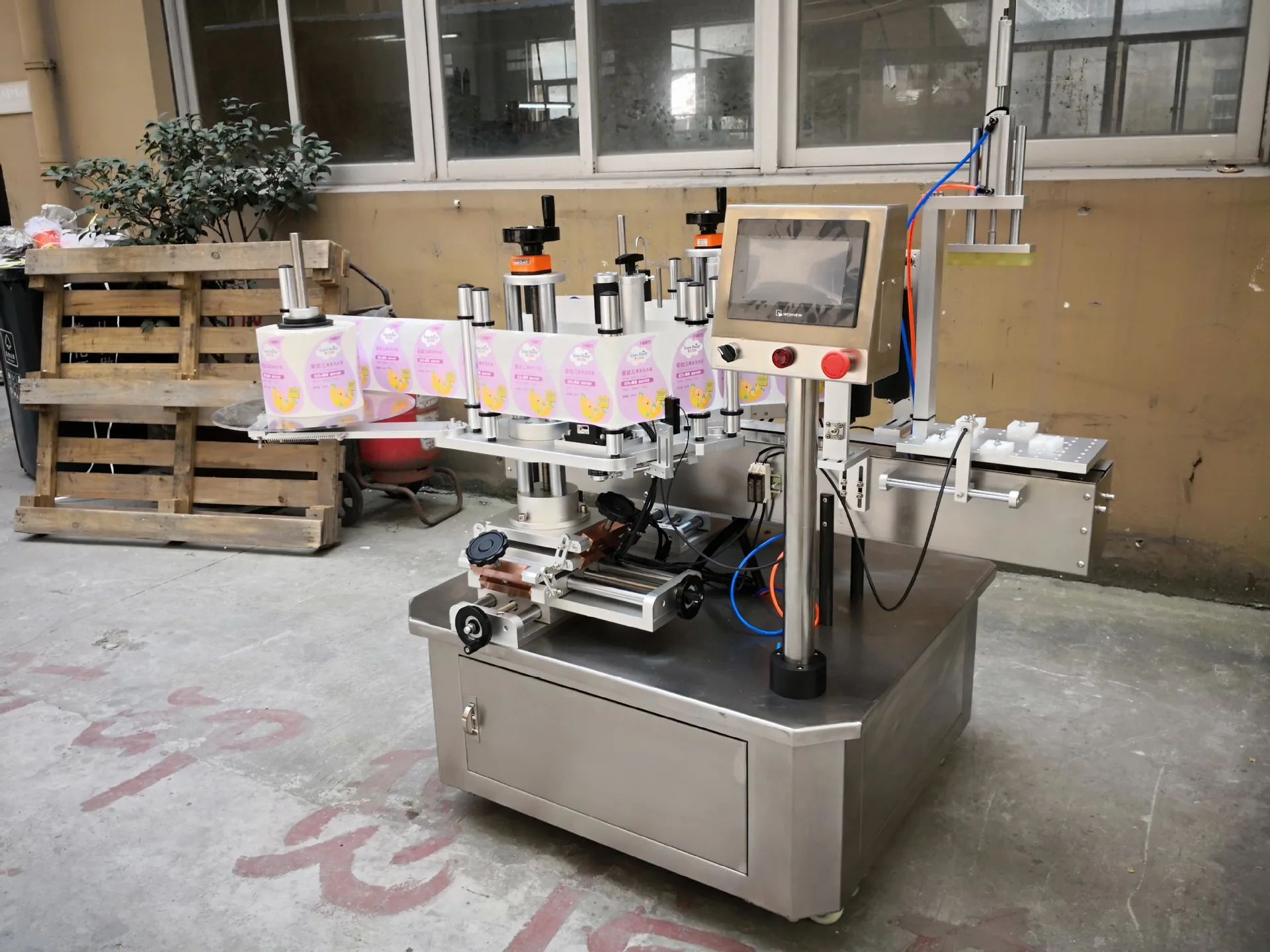 Automatic Double-Sided Laundry Detergent Labeling Machine Semi ...