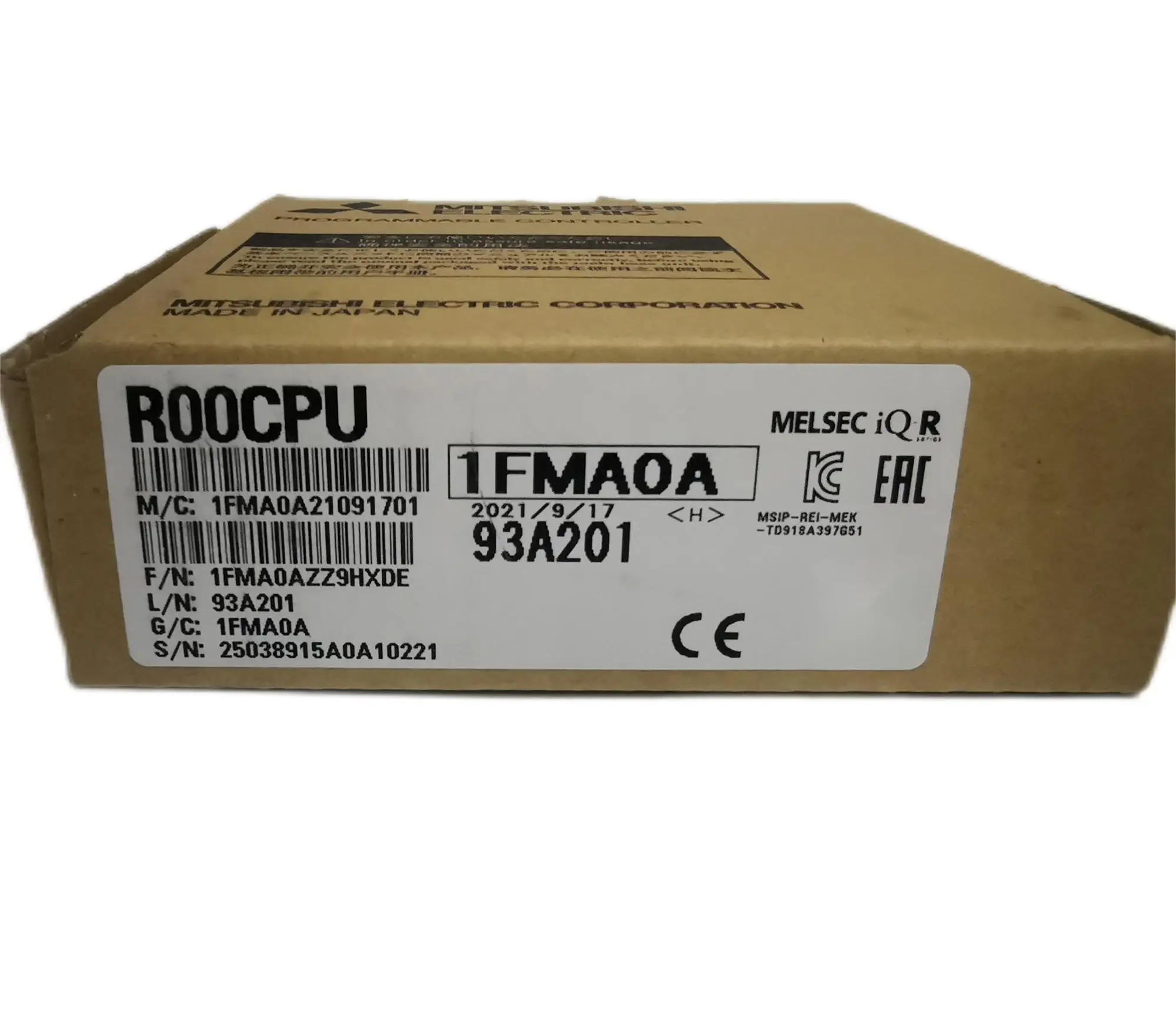 三菱IQ-Rシリーズスマートモジュール用CPU R00CPU R01CPU R02CPU R04CPU PLC PAC & 専用コントローラー ...
