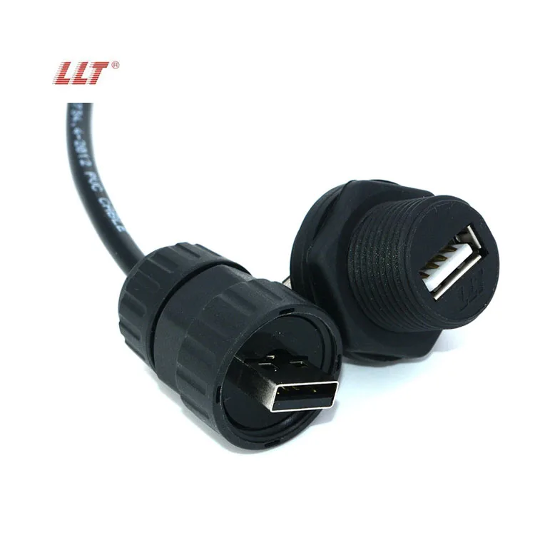 Ip65 Circulaire Waterdichte Usb Connector Panel Mount Connector Voor ...