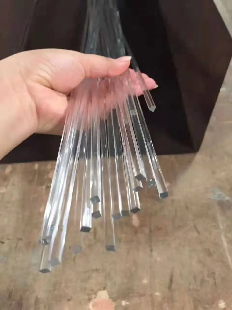 Factory Direct Transparent for Triangle Acrylic Box Square Triangle ...