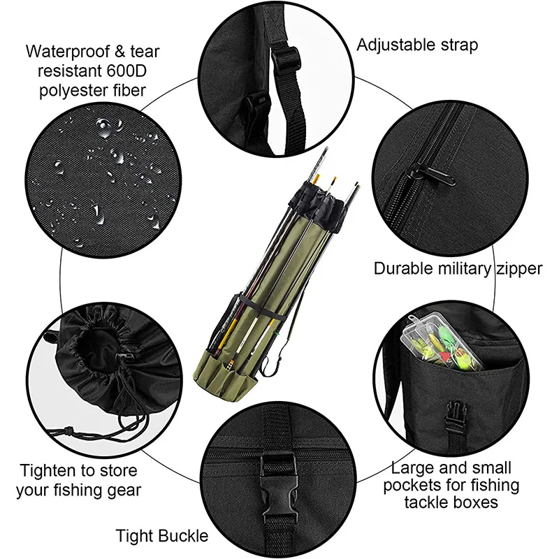 Bsci Factory Outdoors Sport Rolling Fishing Tackle Box X-large ...