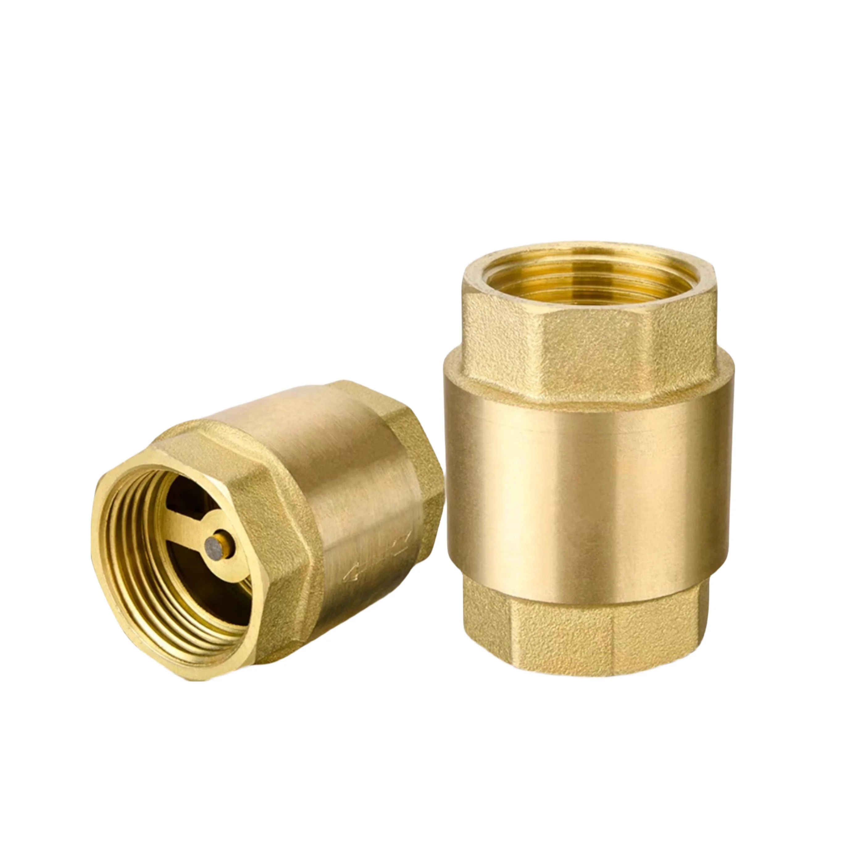 Brass Spring Vertical Check Valve 1/2 Pipe Thread Water Pump Essential ...