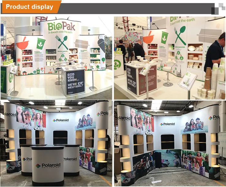 Tianyu Portable Folding PVC Tension Fabric Pop up Banner Stand ...