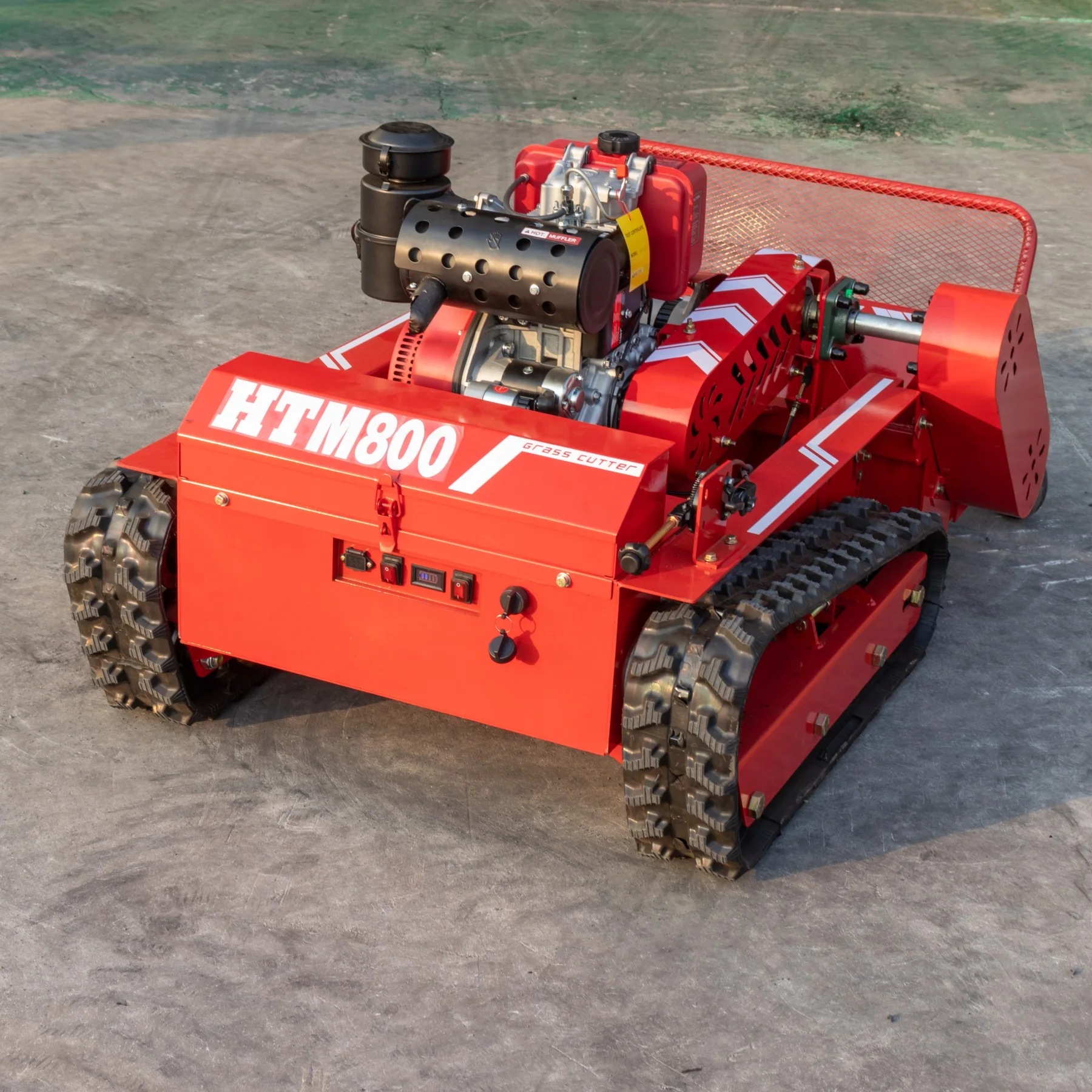 Agricultural Robotic Crawler - Efficient Lawn Mower