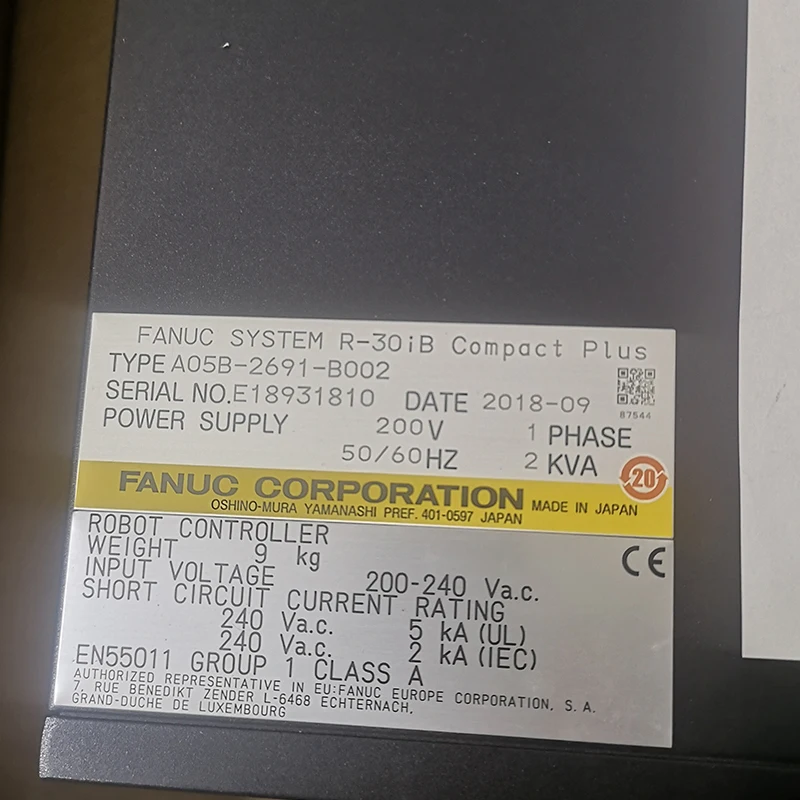 Cnc Original Fanuc System Compact Plus A05b-2691-b002 R-30ib - Buy A05b ...