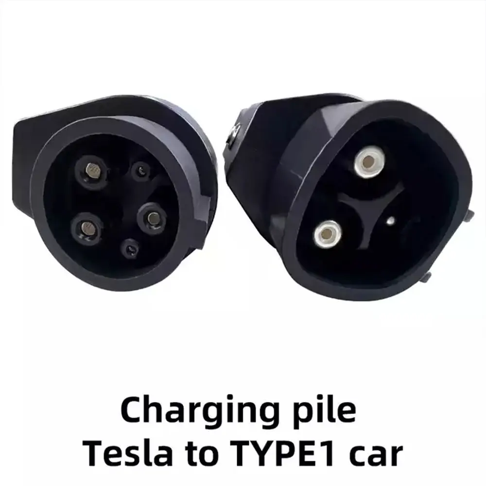 32a Sae J1772 Tesla To Type 1 Plug Adapter Socket Electric Vehicle Car ...