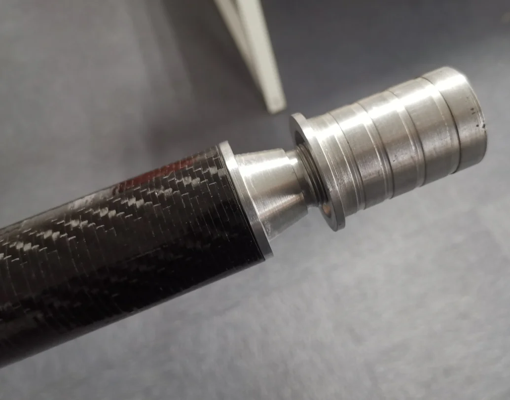 Custom 3k Carbon Fiber Tube Connectors - SW 6mm to 25mm
