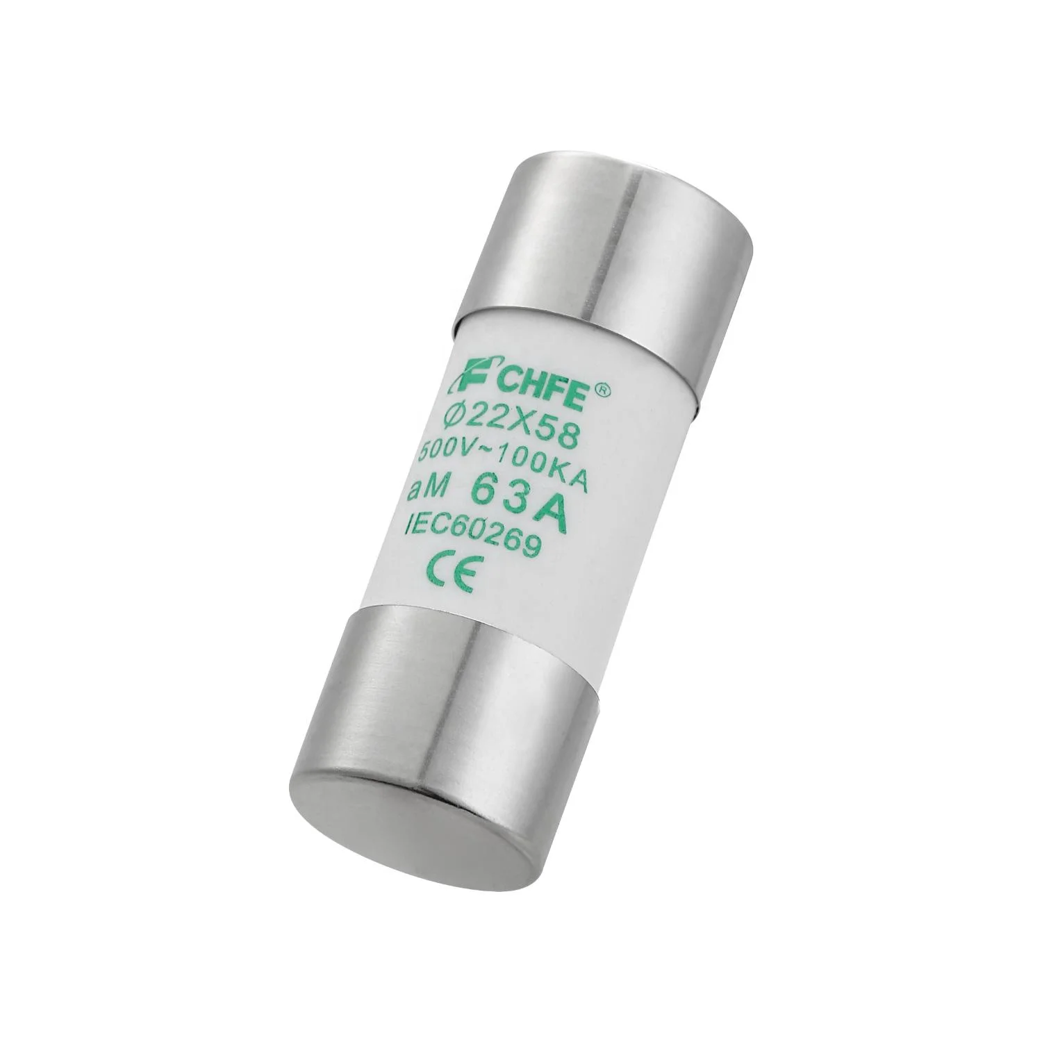 22x58 Cartridge Fuse 500v 690v 63a 100a Ceramic Fuse Links For Am Gg Ar ...