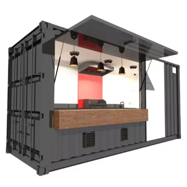 Customized Movable Container House - Perfect for Outdoor Kiosks