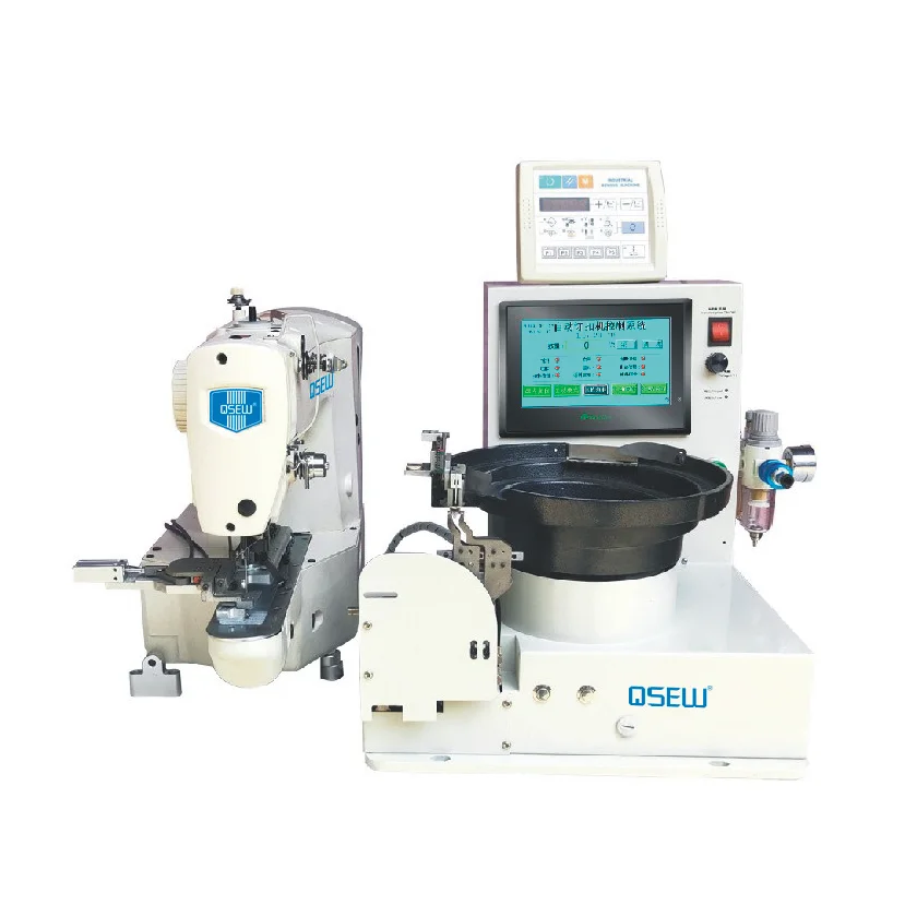 QS-1903A-516AE Automatic Button Feeding Machine Automatic Button Sewing ...