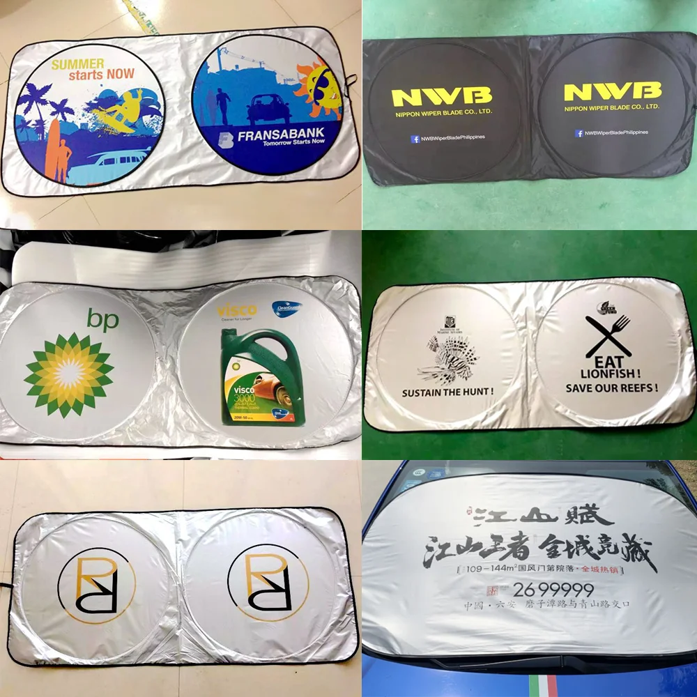 Best Custom Printing Foldable Front Windshield Sun Shades