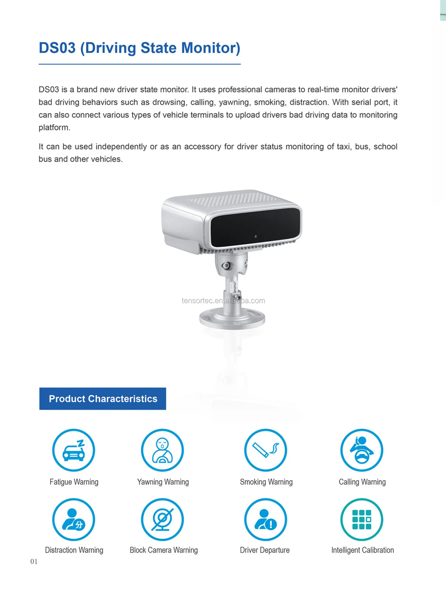 Rs232 Serial Port Ai Face Recognition Driver Status Detector Car ...