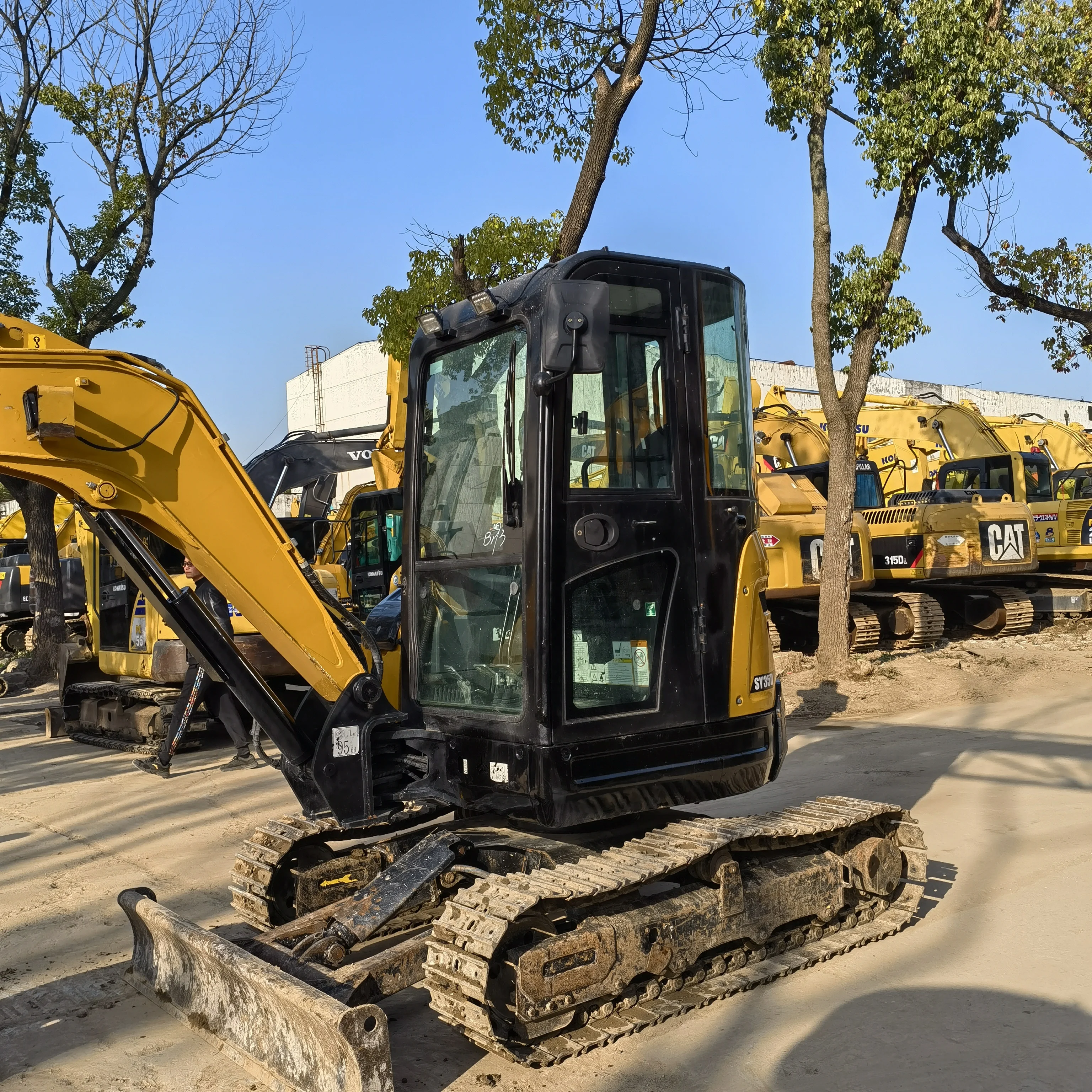 Mini Excavator Sany 35u Track Crawler 3.5 Tons Micro Digger Tractor ...