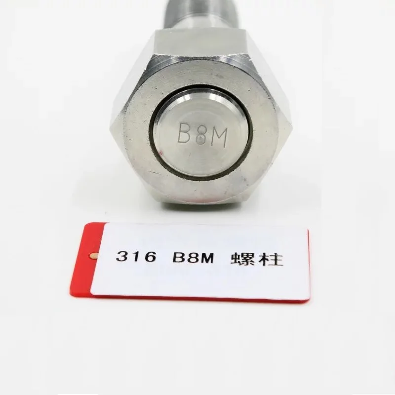 Stainless Steel316 ASTM A193 B8M B8 Class2 Thread Rod Stud Bolt with 2 Nut