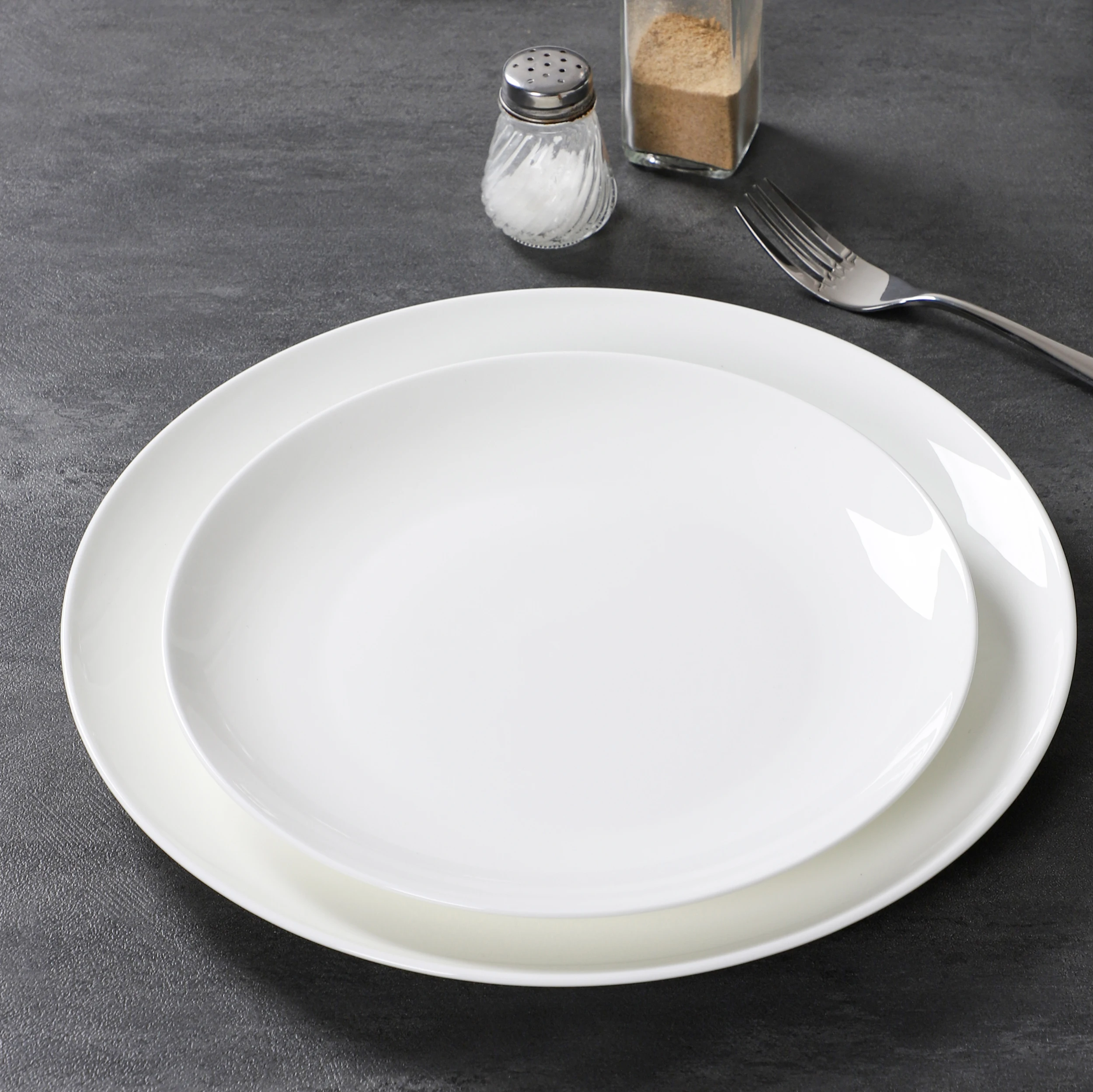 Pito White Modern Restaurant Hotel Ceramic Plates Sets Dinnerware ...