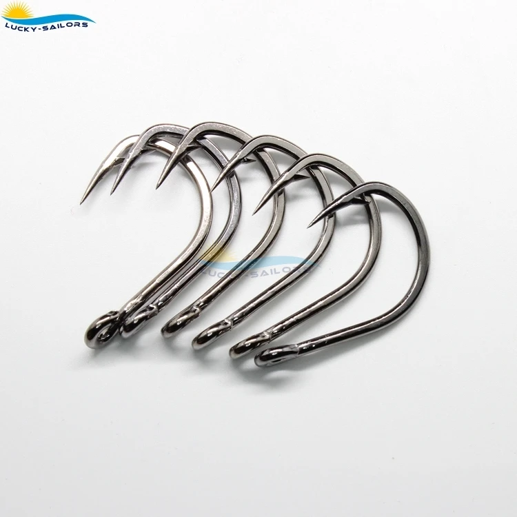 Stainless Fishing Shark Hook,Saltwater Tuna Fish Hook Big Game Jigs ...