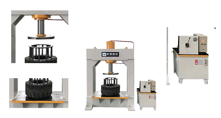 Small Hydraulic Press Tire Changer Press Machine 160ton H Frame Solid ...