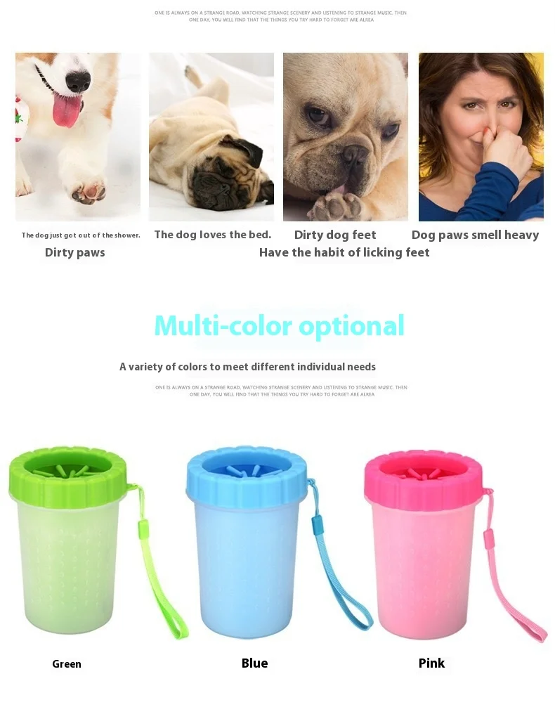 Automatic Plastic Pet Foot Washing Cup Daquan Pet Supplies for Cat ...