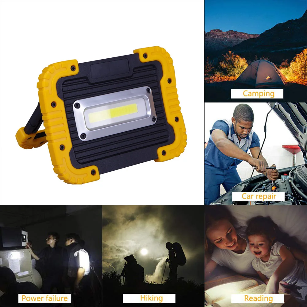 Portable Usb Charging 10w Led Worklight Spotlight Electric Working Lamp ...