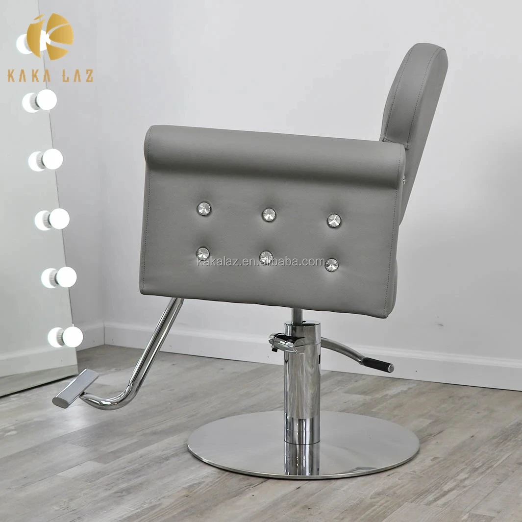 Pink Salon Furniture Set Reclining Hairdressing Chair Barber Chairs ...