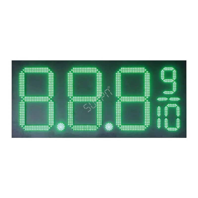Outdoor 10inch /12inch/4inch 7 Segment Led Display - Buy 10 Inch 7 ...