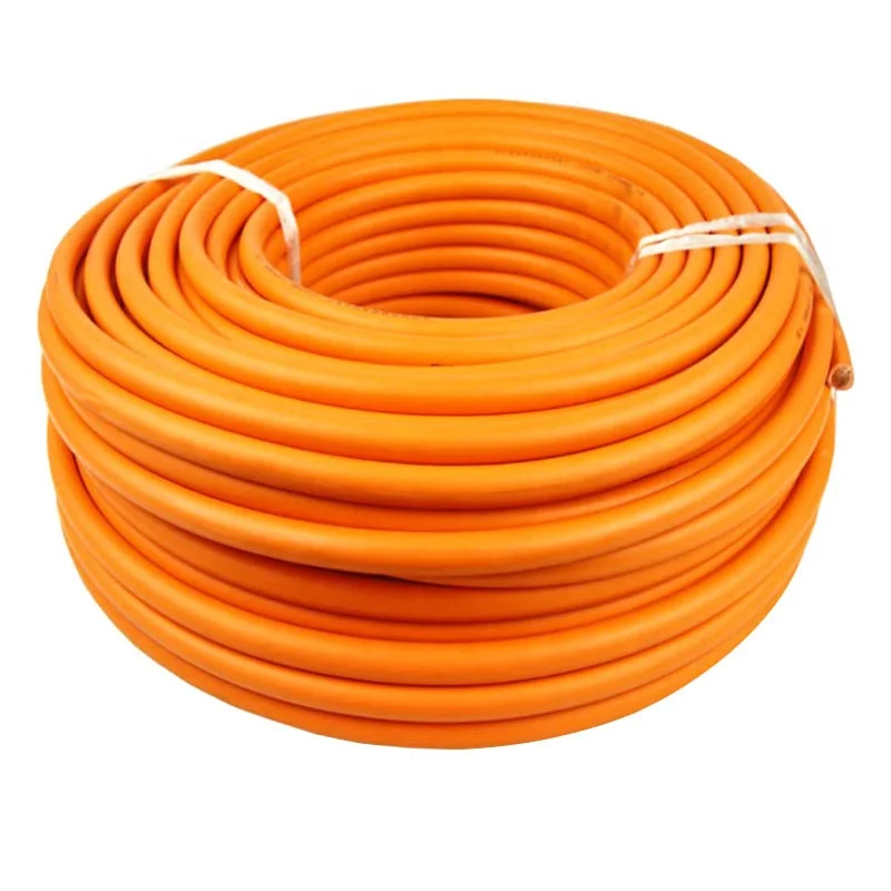 Orange XLPE Silicone Shielded 1500V HV High Voltage Cable