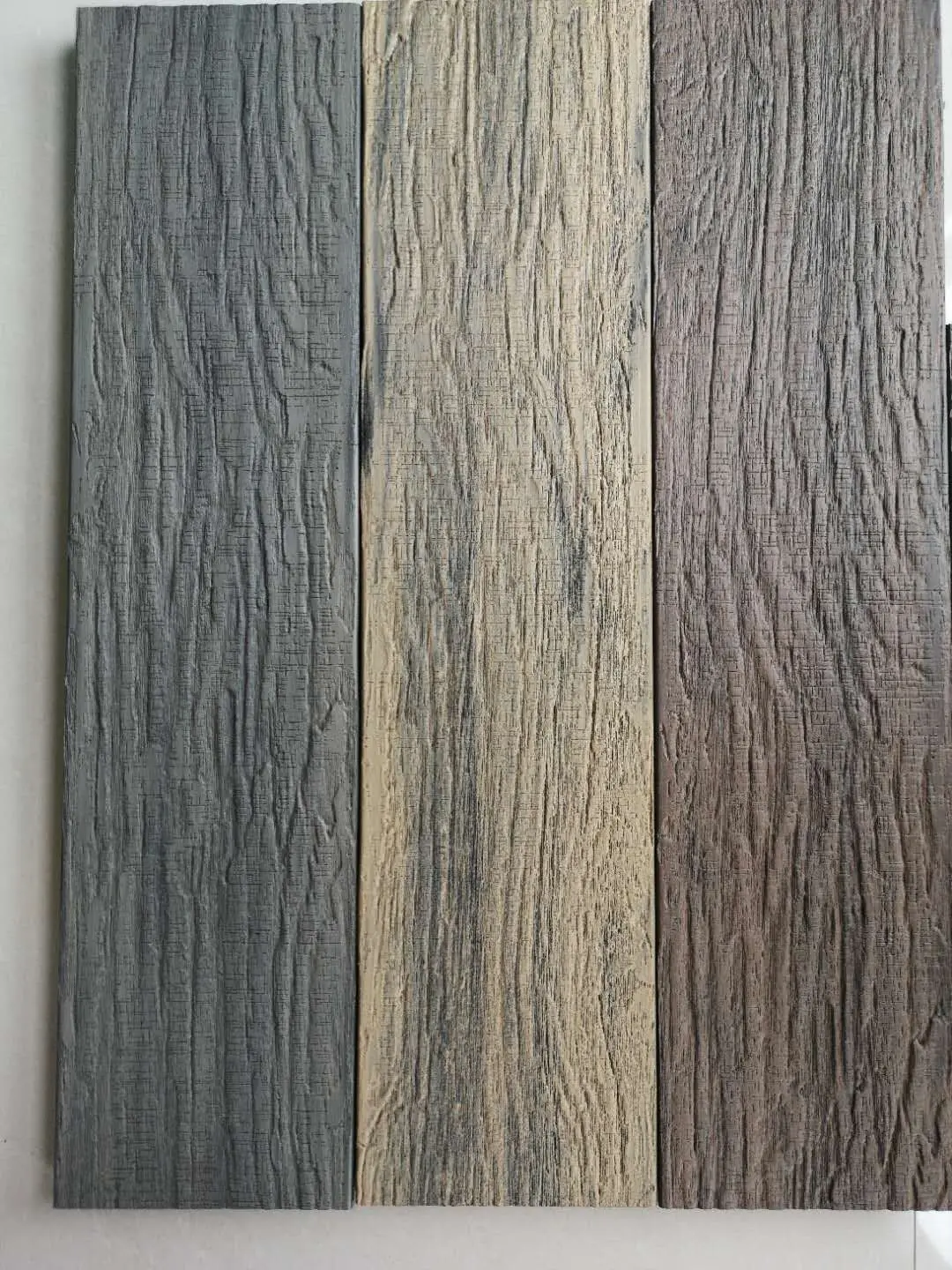Factory Direct Wood Grain Texture Brown 146*25 Weather Resistant ...