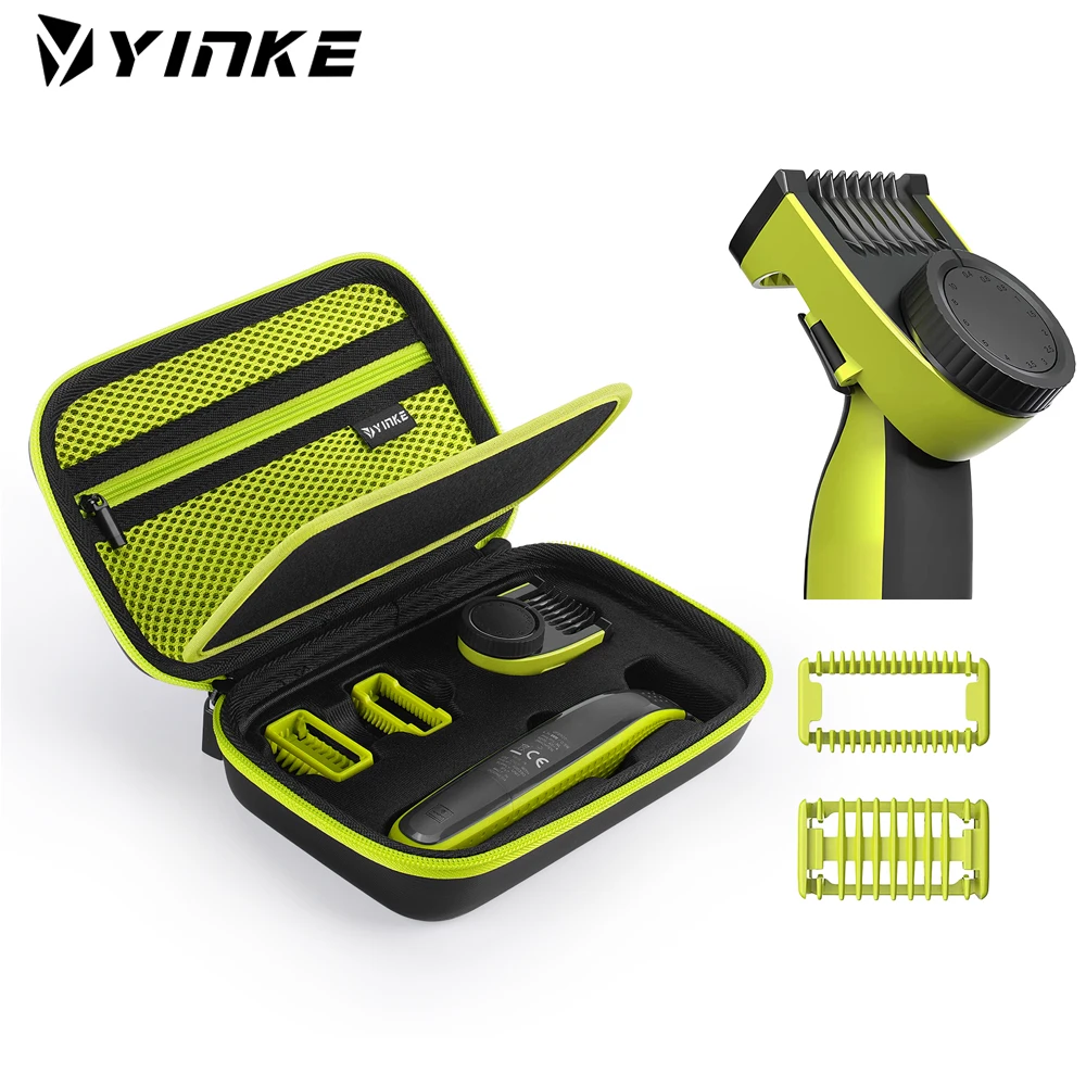 Yinke Adjustable Guide Comb Guards With Case For Philips Oneblade One ...