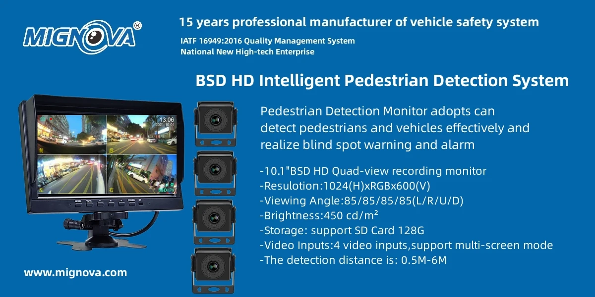 Ai Bsd Blind Spot Detection System Vehicle And Pedestrian Active ...
