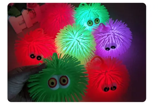 Light-up Toys,Animal Flashing Spiky Ball Squeeze Anti Stress Balls ...