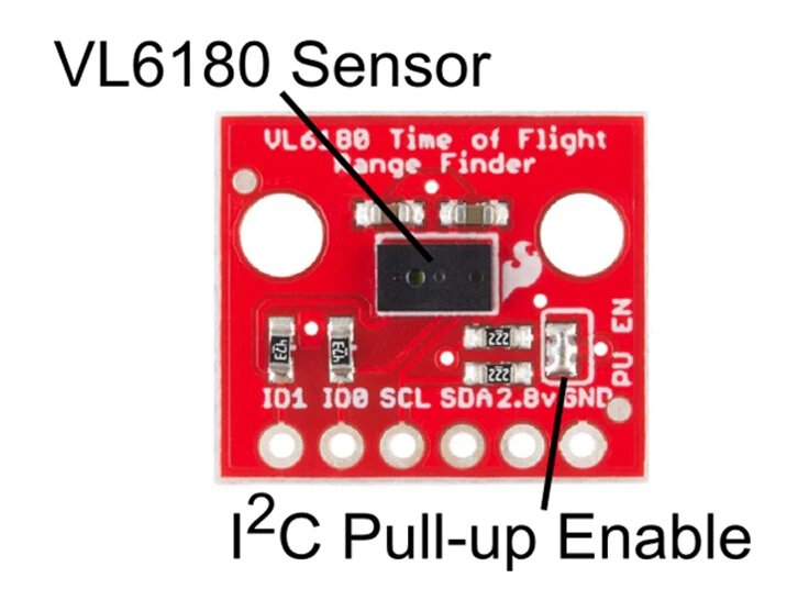 Vl6180 Vl6180x Tof Range Finder Optical Ranging Light Sensor Module For ...