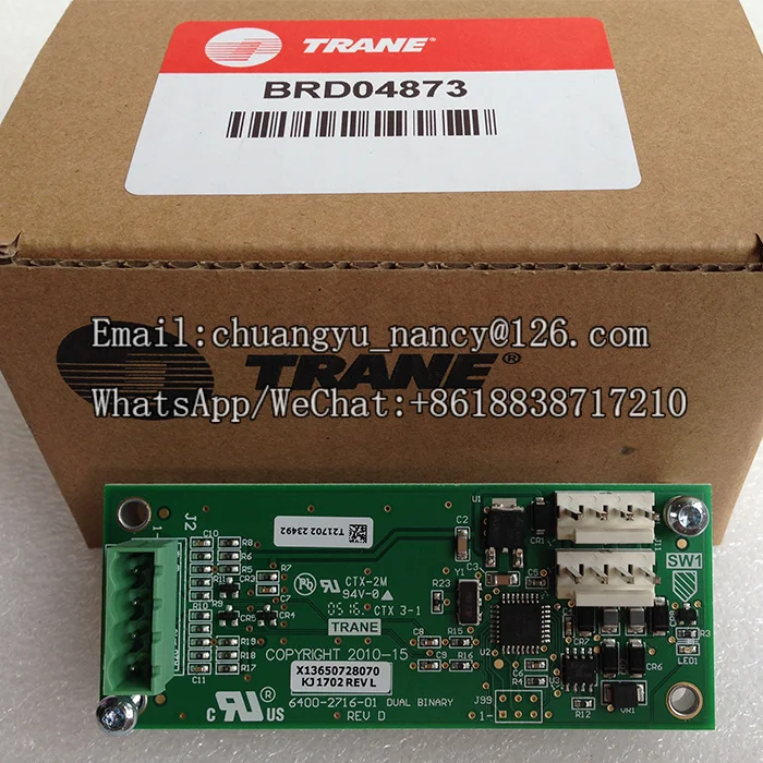 Chiller Refrigeration Compressor Parts Start Module Brd02942 Trane ...