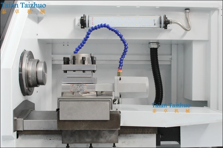 Small CNC Lathe CK0680 with Bar Feeder - High Precision