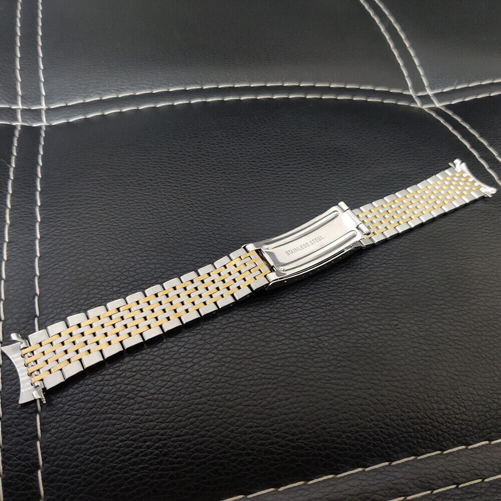 18mm Stainless Steel Bead of Rice Watch Band for Omega