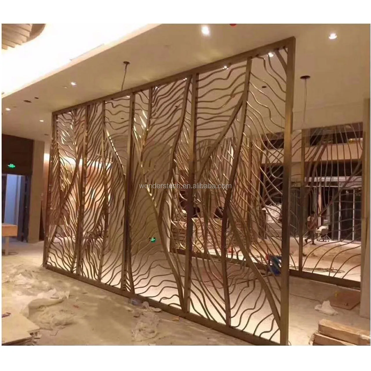 Laser Cut Metal Screen Outdoor And Living Room Cabinet Divider Metal ...