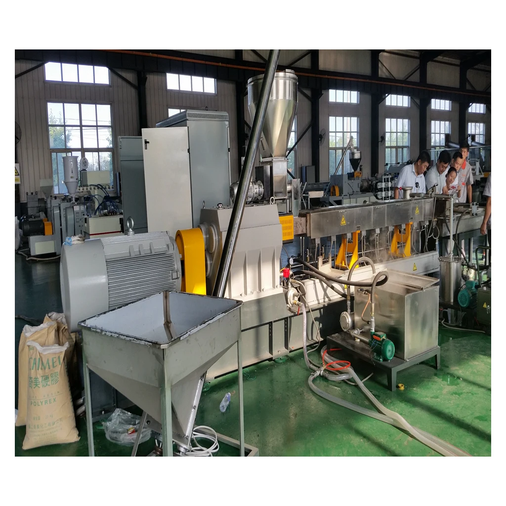 Plastic Granulator Recycle Plastic Granule Making Machine Double Step ...