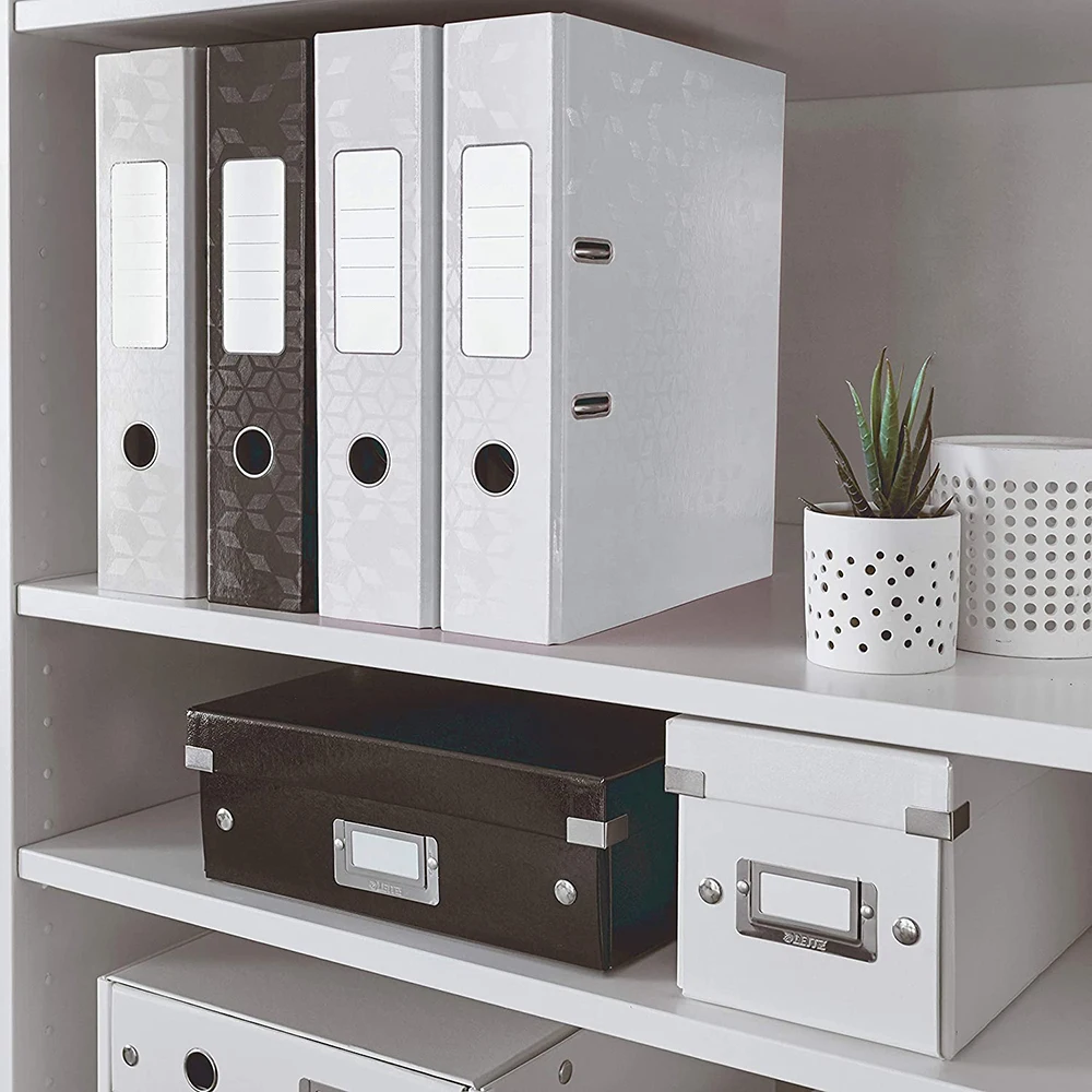 Clip Box Cardboard File Cover Folder A4/a5 Size 2 -holes Ring Binder ...