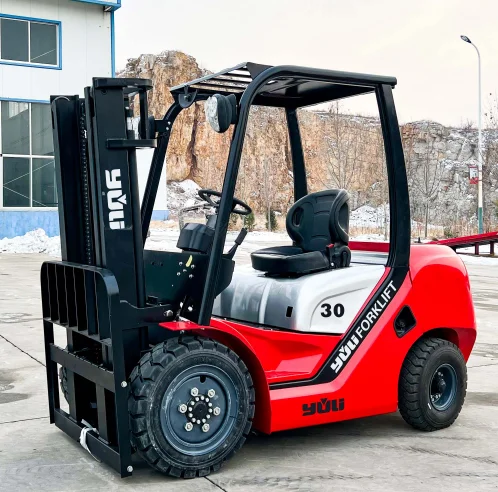 Yulin Forklift New Small 2 Ton 2.5T 3.0T 3.5T With Engine Forklift Truck Prices Diesel Forklifts ...