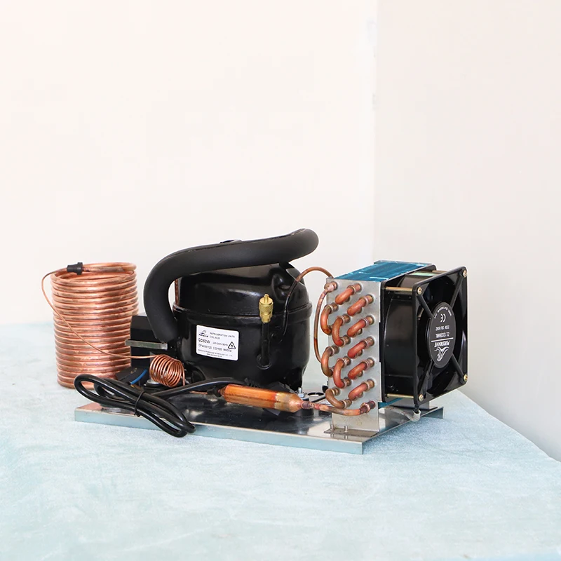 Portable Cooling System Refrigeration Gas Cooler Compressor Copper Tube ...