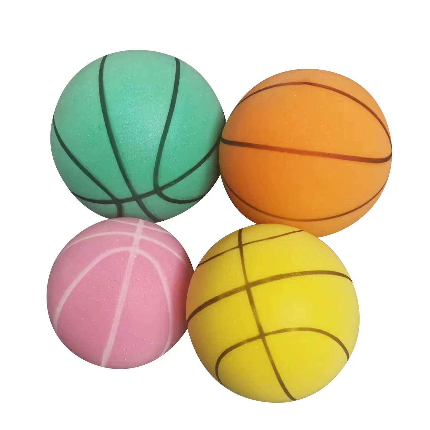 Playground Sports Balls Toy Soft Foam Silent Bouncy Sponge Ball for ...