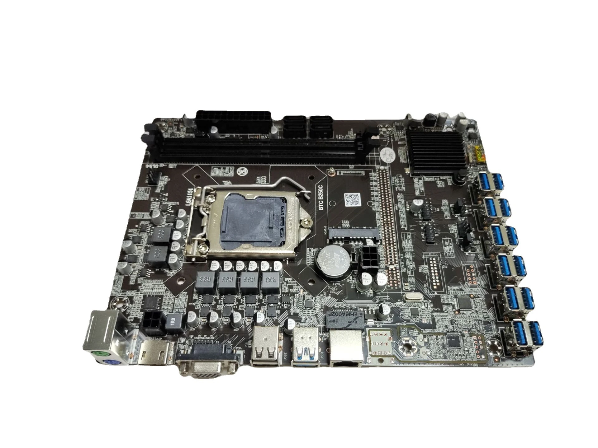 Aleo 12 Graphics Cards Motherboard B250C V1.0 12P 1X